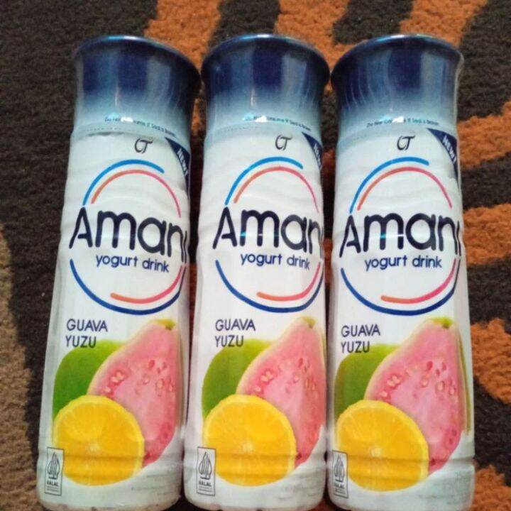 Amani Yogurt Drink Guava Yuzu 250 ml Kemasan Botol | Lazada Indonesia