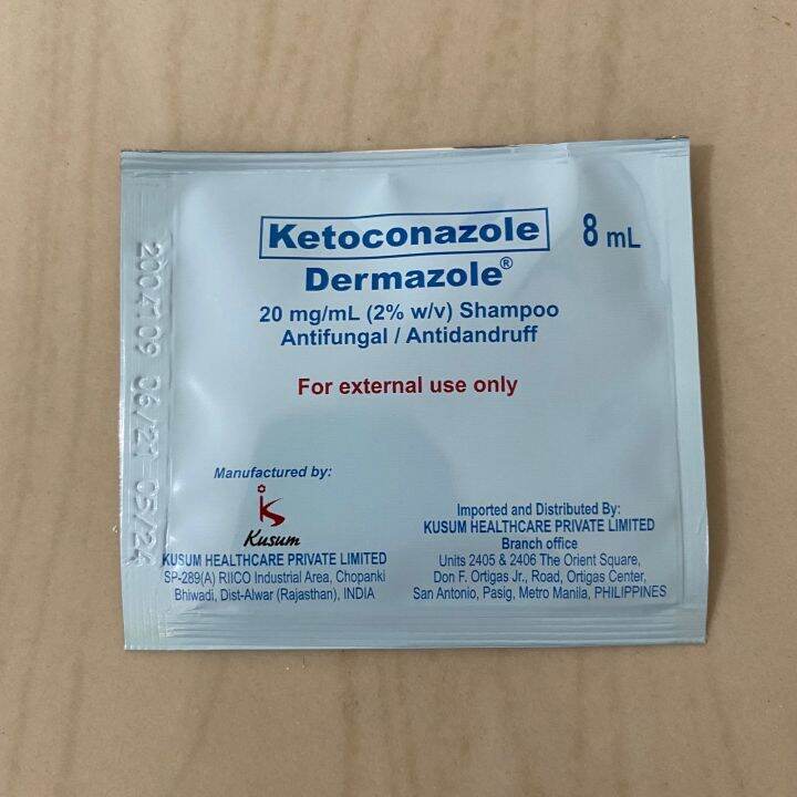 Dermazole Shampoo Antifungal Antidandruff 8ml | Lazada PH