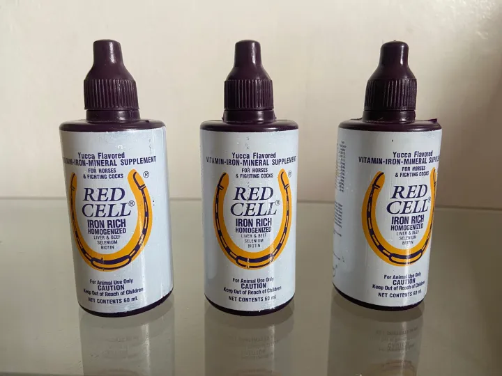 Red Cell Iron Rich Vitamins 60ml for Horse, Gamefowl Rooster | Lazada PH