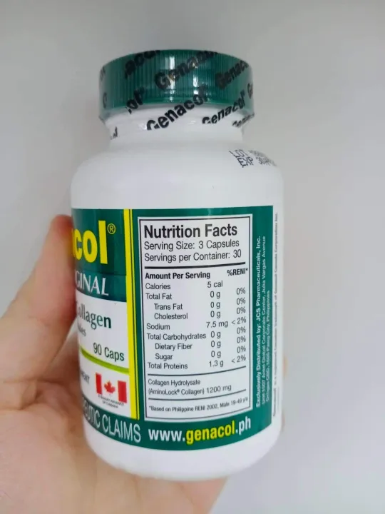 Genacol Original AminoLock Collagen 400mg 90 Capsules | Lazada PH