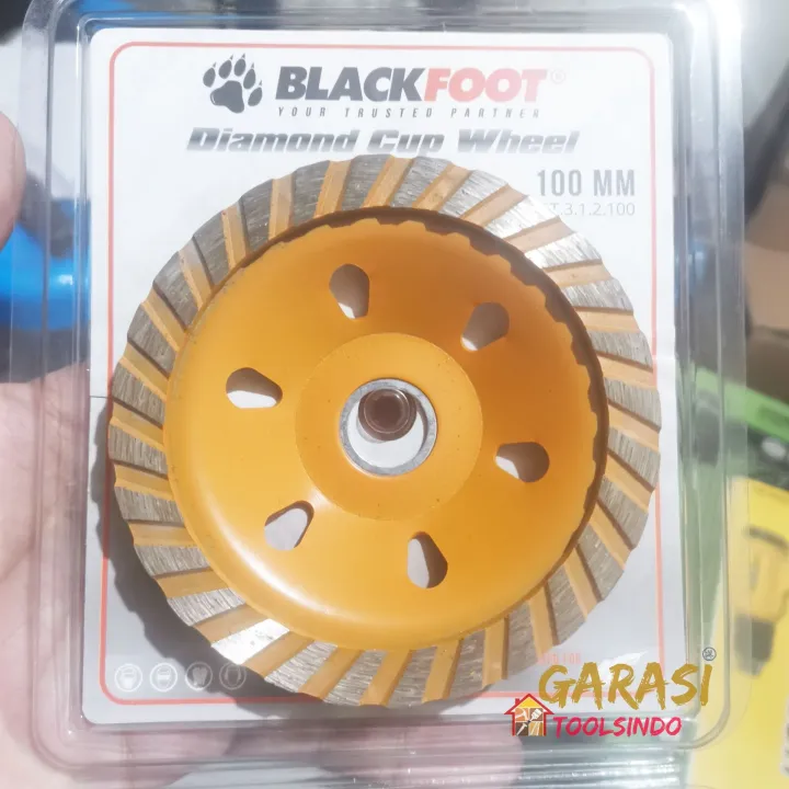 mata gerinda diamond cup wheel 4 inch BLACKFOOT mata gerinda mangkok ...