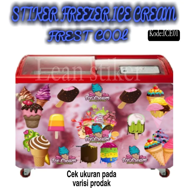 STIKER FREEZER ICE CREAM | Lazada Indonesia