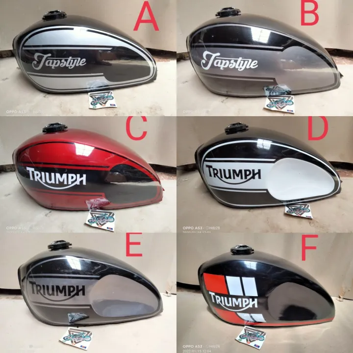 Tangki Custom Cat Tangki Custom Japstyle Triumph | Lazada Indonesia