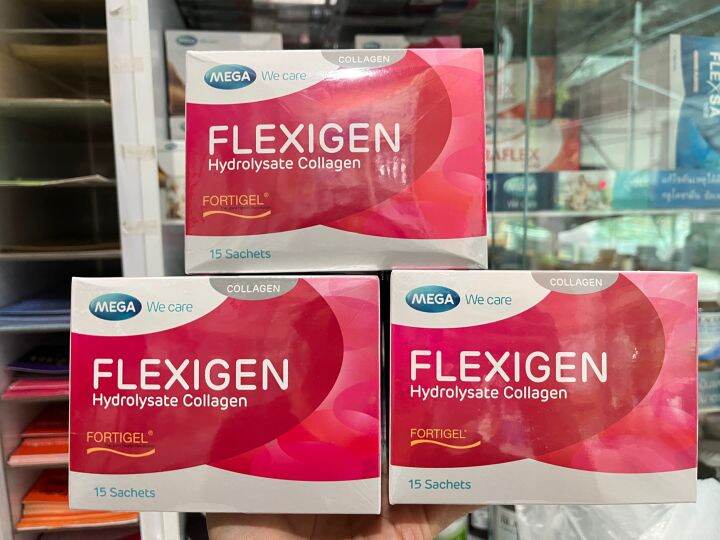 โปรโมชั่น Flexigen Collagen Mega Wecare 3แถม 1 กล่อง คอลลาเจนสำหรับ ...