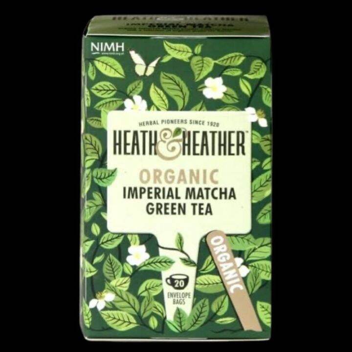 Heath & Heather Organic Imperial Matcha Green Tea 20bags | Lazada PH