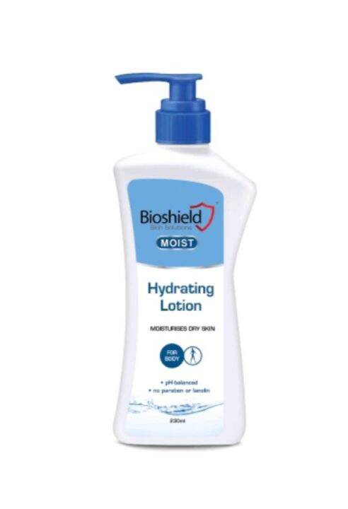 Bioshield Moist Hydrating Lotion 230ml foc one sample | Lazada