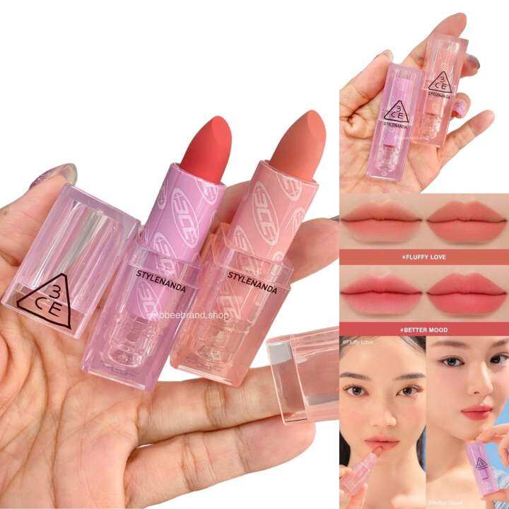 3CE Pure Pairing Soft Matte Lipstick ขนาด 3.5 g. ลิปสติกเนื้อแมทสัมผัส ...