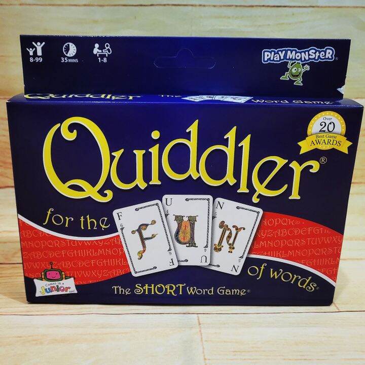 Quiddler Card Game Short Word Game Family Board Games Party Games ...