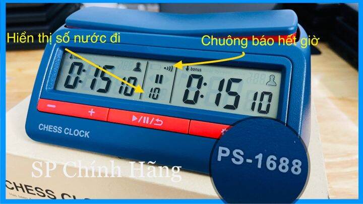 Đồng Hồ Cờ Tướng & Cờ Vua bập bênh cực kì bền bỉ PS-1688 | Lazada.vn