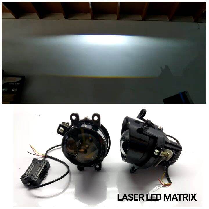 Projector Foglamp Fog Lamp LED Lampu Kabut Tembak LED MATRIX 3 Inch ...