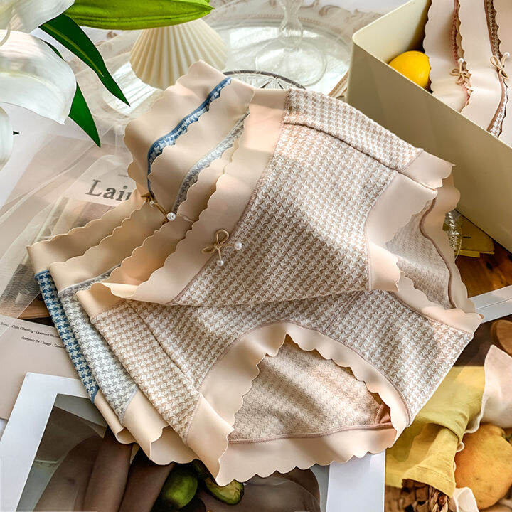 Cotton Antibacterial Crotch for Women, Modal Underwear, Seamless, Mid ...