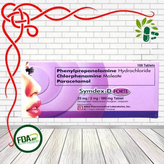 SYMDEX - D FORTE 100 Tablets | Lazada PH