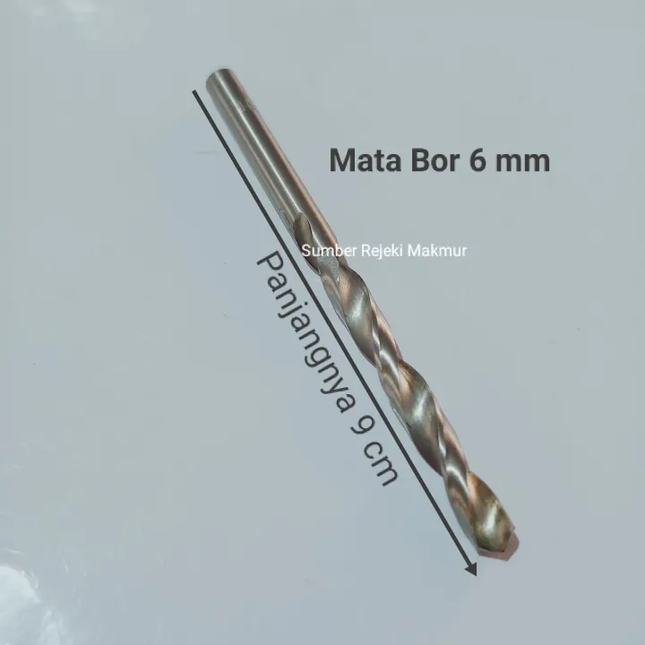 Mata bor 6 mm mata bor untuk kayu tembok besi diameter 6mm | Lazada ...