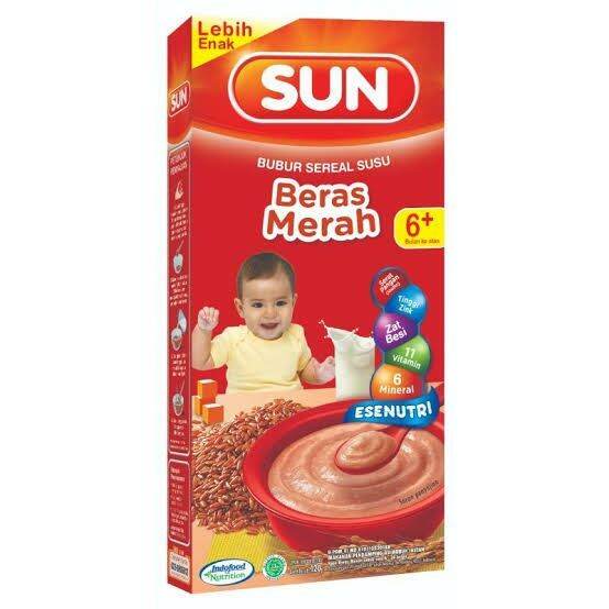 Sun Bubur Sereal Susu 6+ Beras Merah 120gr | Lazada Indonesia
