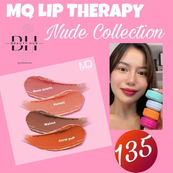 MQ LIP THERAPY NUDE SHADE COLLECTION (non stained edition) Authentic ...