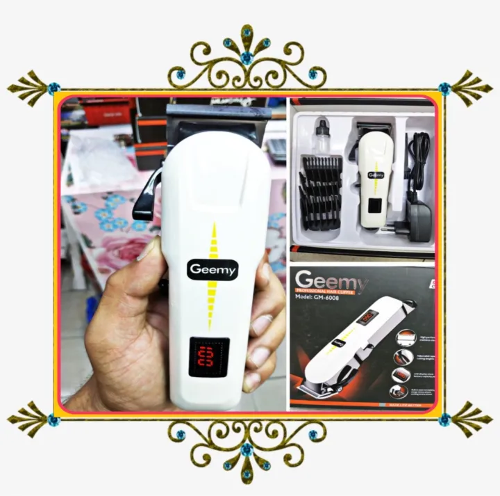 Geemy GM6008 original Professional Hair Clipper.(Ready Stock) | Lazada