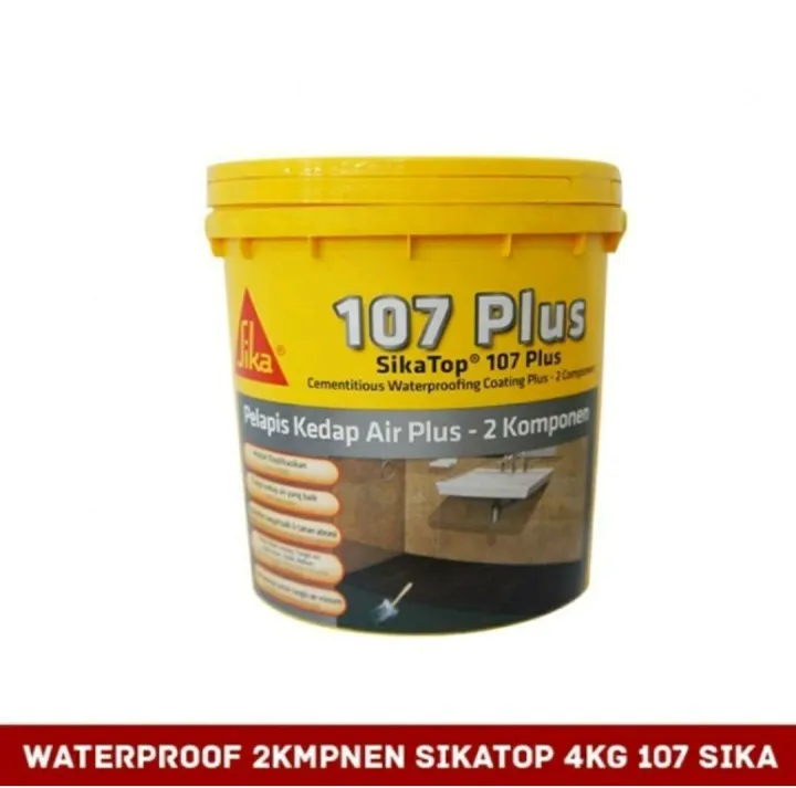 Sika Top 107 Plus Galon 4Kg Waterproofing Pelapis Anti Bocor | Lazada Indonesia