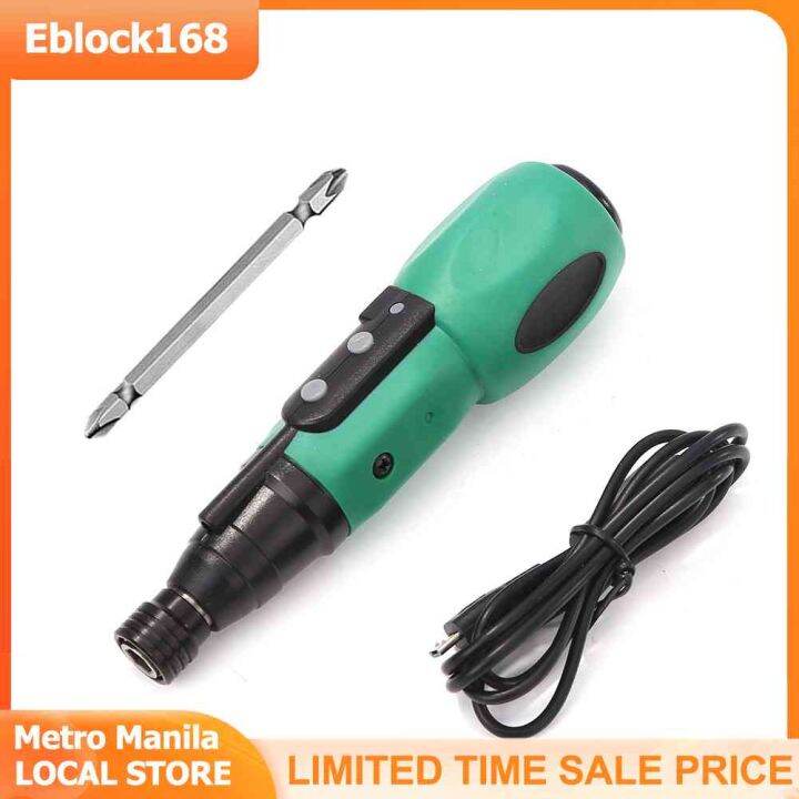 Screwdriver Electric Electrical Screwdriver 3.6V Portable USB Charging ...