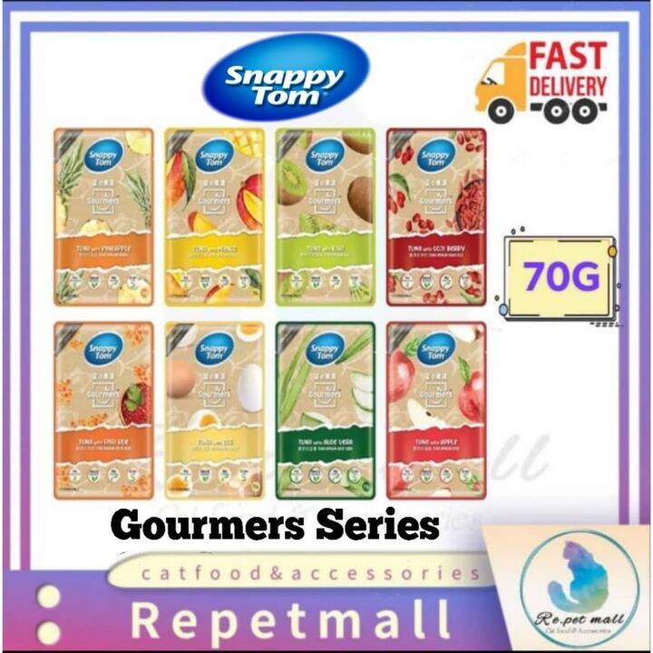 Snappy Tom Gourmers Series 70g / Healthy Series / Premium Cat Wet Food ...