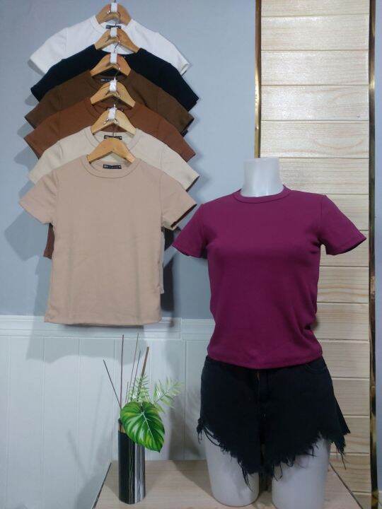 BASIC FULL LENGTH TOP, TRENDY, quality cotton knitted fabric ...