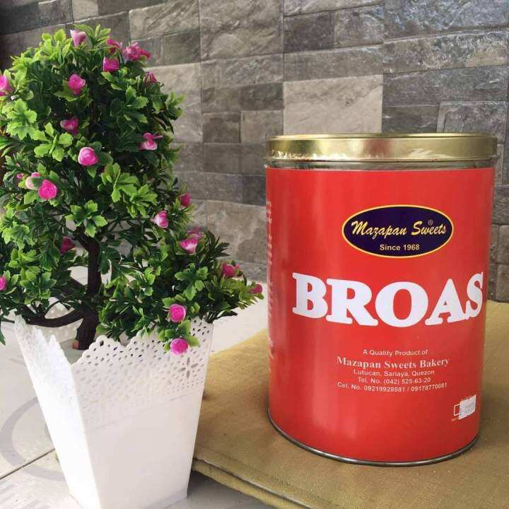 Broas biscuits cookies in can ladyfinger 450 grams Original Mazapan ...