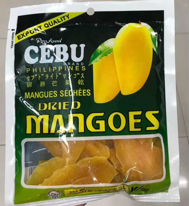 200g Profood Cebu Brand Dried Mangoes Pasalubong Philippine Mango | Lazada PH