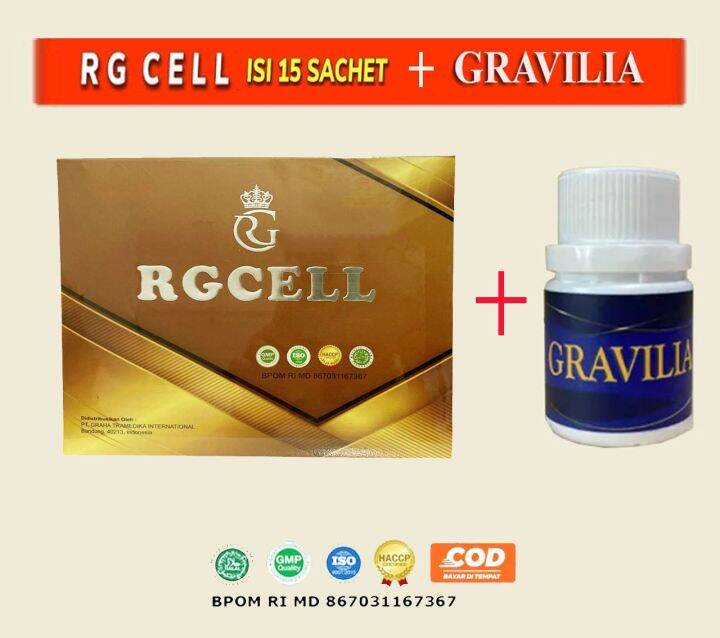 RG Cell Oligopeptide 100% Original + GRAVILIA Kapsul | Lazada Indonesia