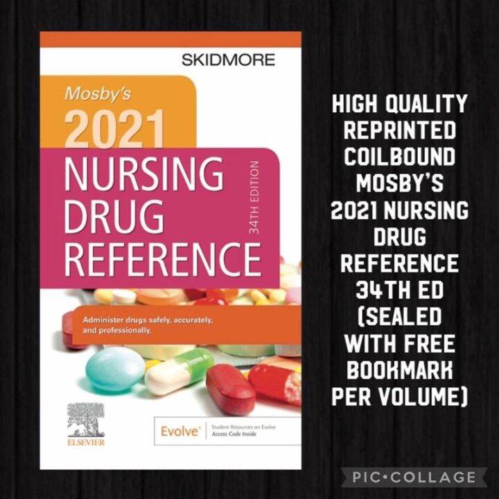 2021 Mosby Nursing Drug Reference Handbook 34th Edition | Lazada PH