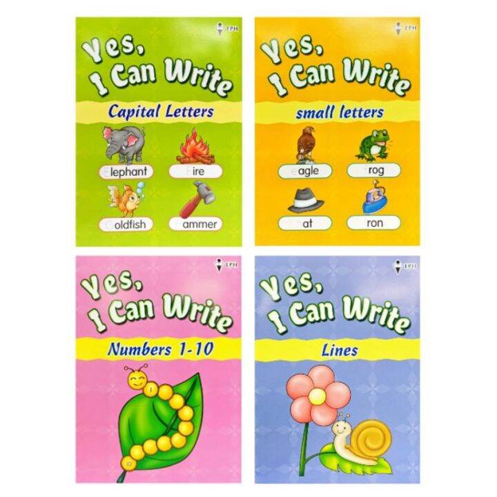 [EPH] New Book Pre-writing series Yes,I Can Write Lines/Numbers 1-10 ...