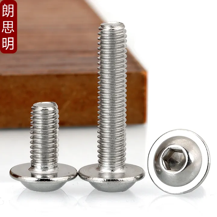 Stainless Steel 304 Big Head with Gasket Hexagon Screw with Meson round ...