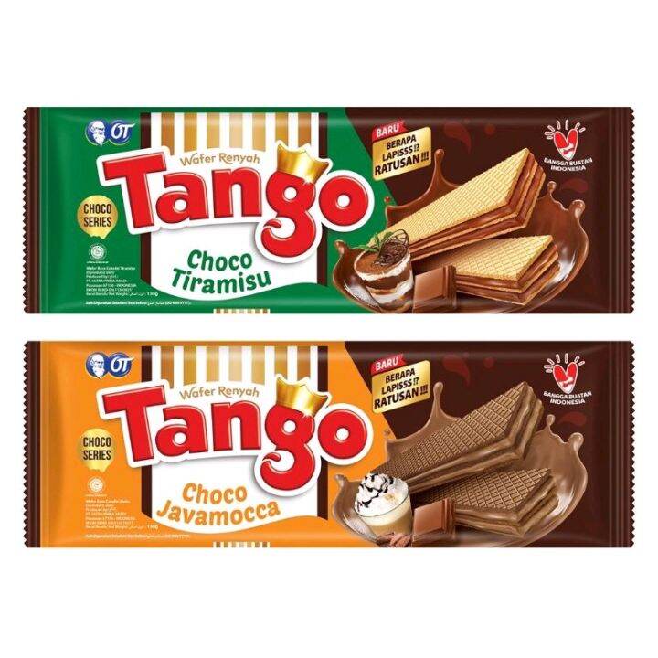 TANGO Wafer 130gr RASA BARU : CHOCO TIRAMISU dan CHOCO JAVAMOCCA ...