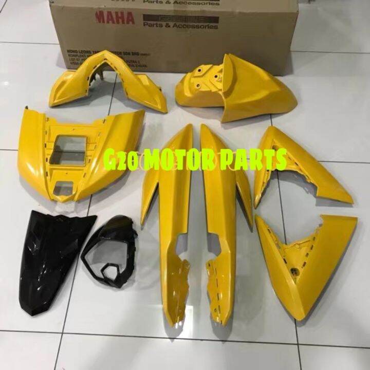 EGO-AVANTIZ BODY COVER FULL SET YELLOW ORIGINAL YAMAHA 100% 9PIECES ...