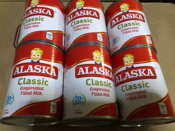 Alaska Classic Evaporated 370ml (6cans) | Lazada PH