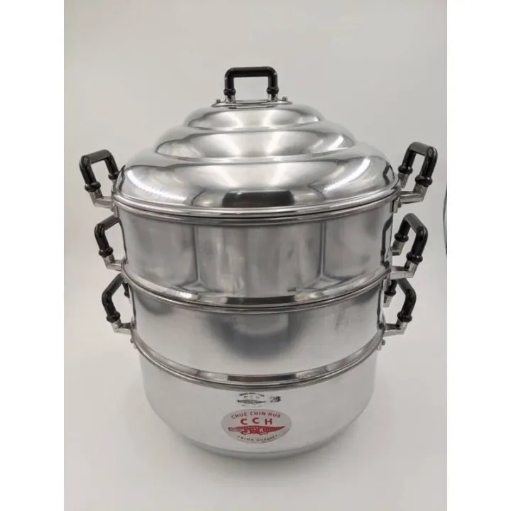 Periuk kukus cap buaya, periuk steam, steam pot, chinese steam pot | Lazada