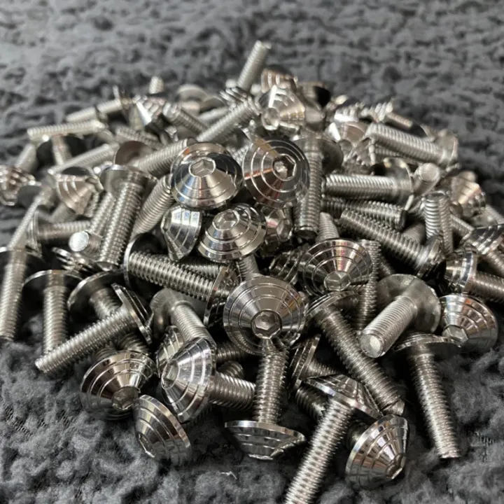Heng 6x20 Mushroom Body Bolt White Gold Per Piece Lazada Ph
