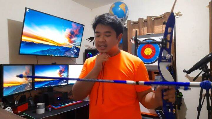 SF 1set Archery Recurve bow Stabilizer Balance Bar 28" 30" 31" Long Rod ...