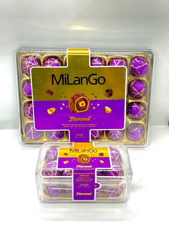 MilanGo Diamond Milk Chocolate Coated with Hazelnut | Lazada PH