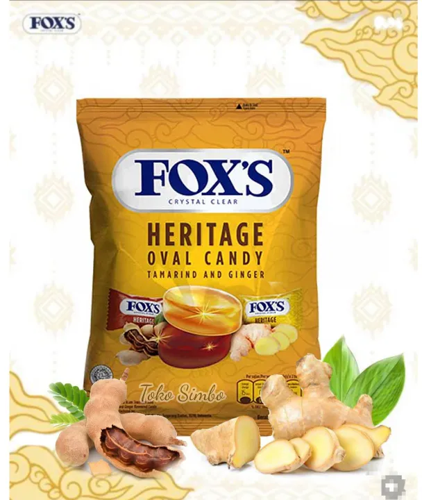 Fox Permen jahe asam Fox's Heritage ginger candy tamarin Foxs | Lazada ...