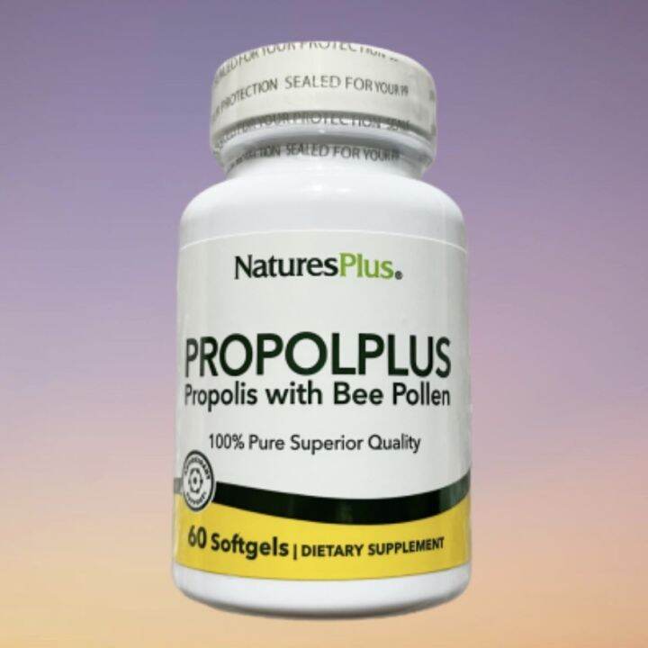 NATURES PLUS PROPOLPLUS PROPOLIS WITH BEE POLLEN 60sg | Lazada PH