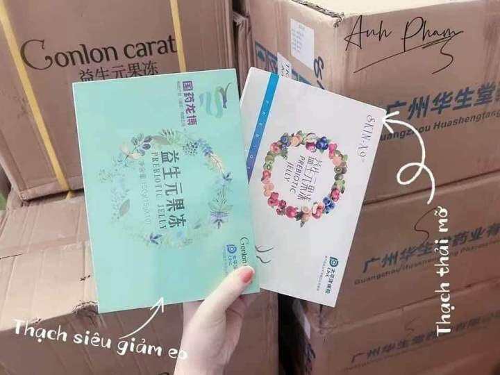 Prebiotic jelly ( 1box 15g/ 10stick ) reduce waist and belly fat ( thạch hủy mỡ vòng eo và bụng ...