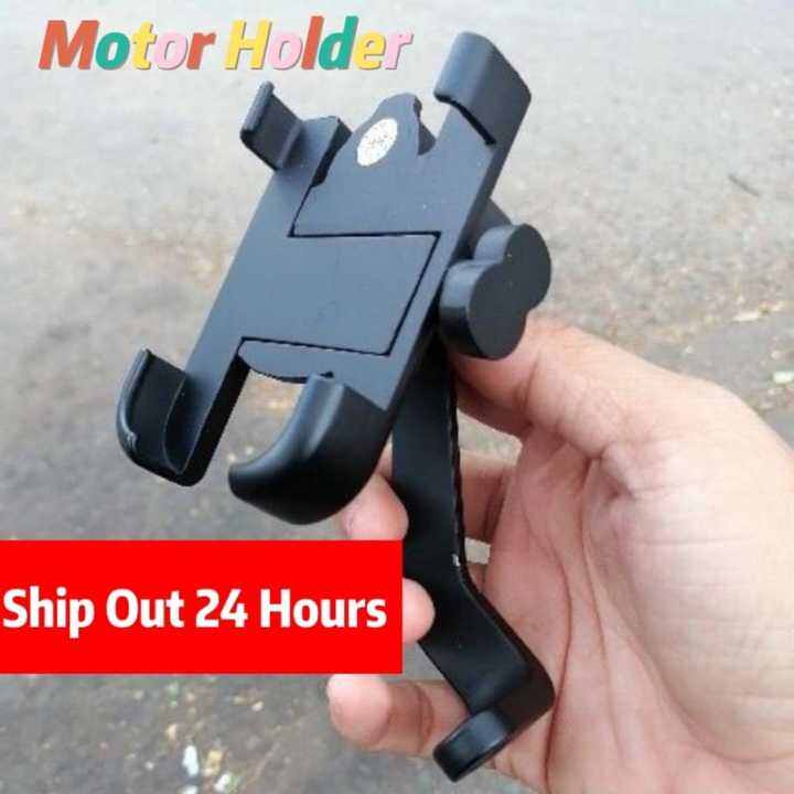 Metal Aluminum Alloy Motor Phone Holder Motorcycle Mount Bike Bicycle ...