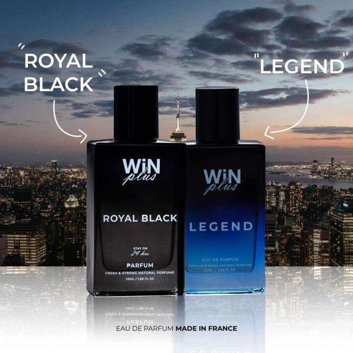 น้ำหอมแพ็คคู่Winplus LEGEND 💙& ROYAL BLACK 🖤 หอมติดทนนาน24ชั่ว | Lazada.co.th