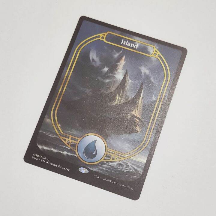 MTG Card ISLAND Full Art Textless Basic Land Magic the Gathering ...