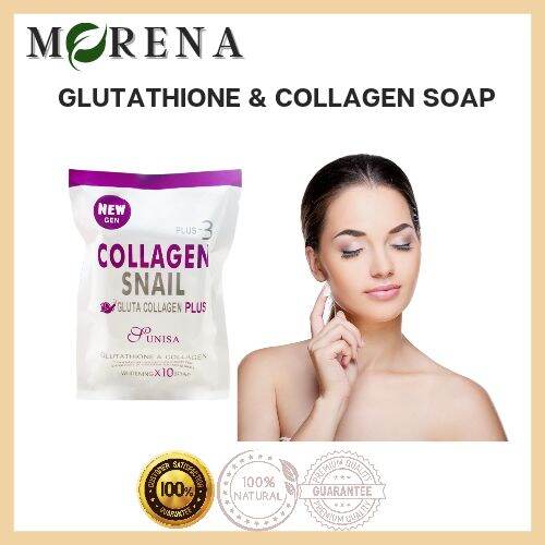 Snail White Sunisa Gluta Collagen Soap Whitening Soap Skin Care ...