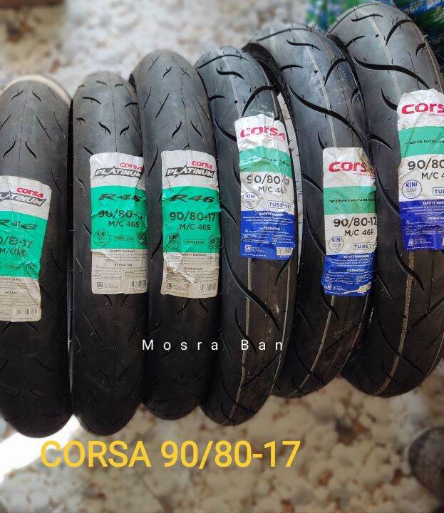 ban corsa r 46 terminator 90/80 ring 17 soft compound dan medium ...