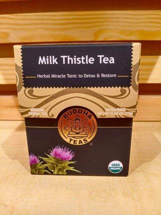 18 Tea Bags Buddha Teas Organic Milk Thistle Tea for boost immune ...