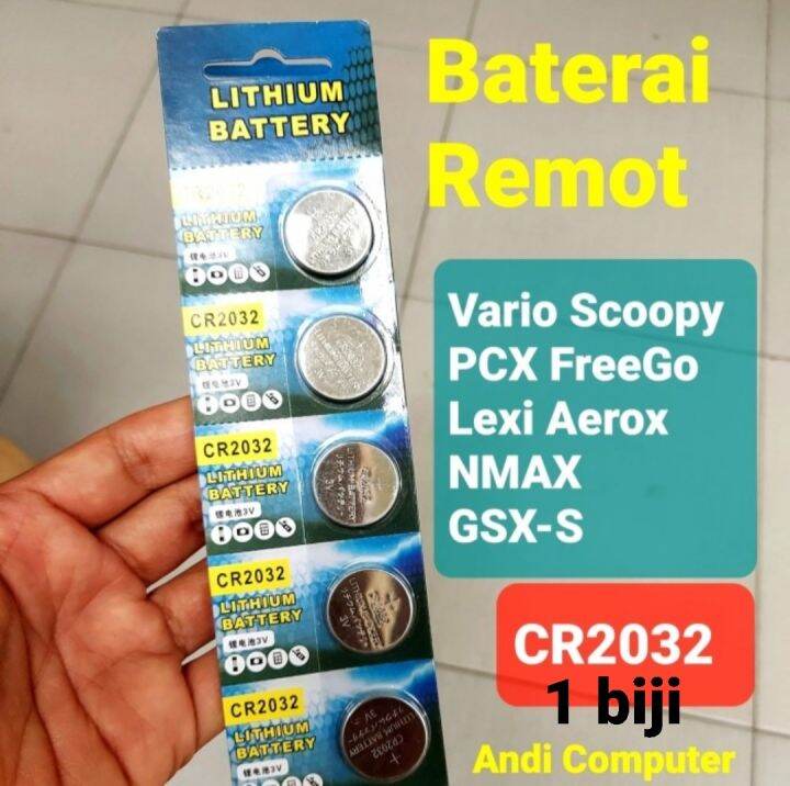 Baterai Batre Batu Remot Motor Vario Scoopy PCX FreeGO Lexi AEROX NMAX ...