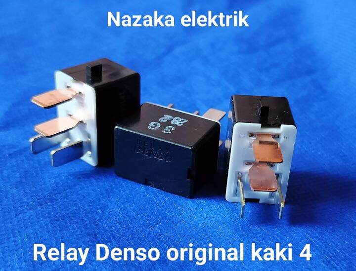 Relay Denso original kaki 4 ( hitam ) | Lazada Indonesia