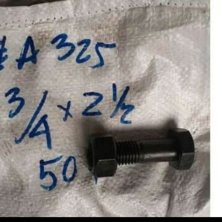 BAUT MUR BAJA A325 HTB HALF DRAT 3/4 x 2.1/2 , M20x65mm | Lazada Indonesia