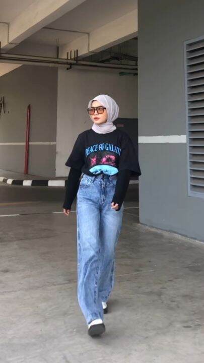 JINISO Jione Celana Baggy High Waist 2 Buttons Jeans 110 - 120 | Lazada ... JINISO Jione Celana Baggy High Waist 2 Buttons Jeans 110 - 120 | Lazada ...